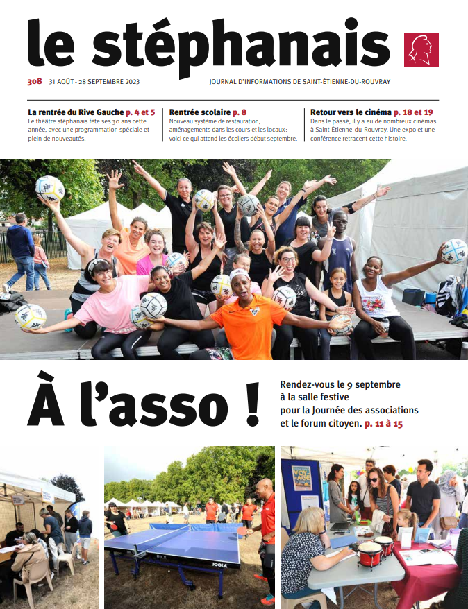 Le Stéphanais n°308 - du 31 août au 28 septembre 2023 - Ville de Saint ...